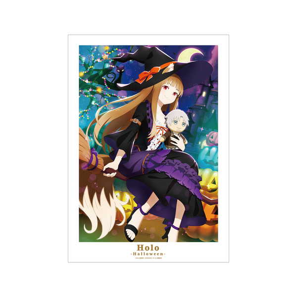 ＜商品名＞狼と香辛料 MERCHANT MEETS THE WISE WOLF A3マット加工ポスター ホロ 「ハロウィン」ビジュアル＜商品内容＞「狼と香辛料 MERCHANT MEETS THE WISE WOLF」より、A3マット加工ポ...