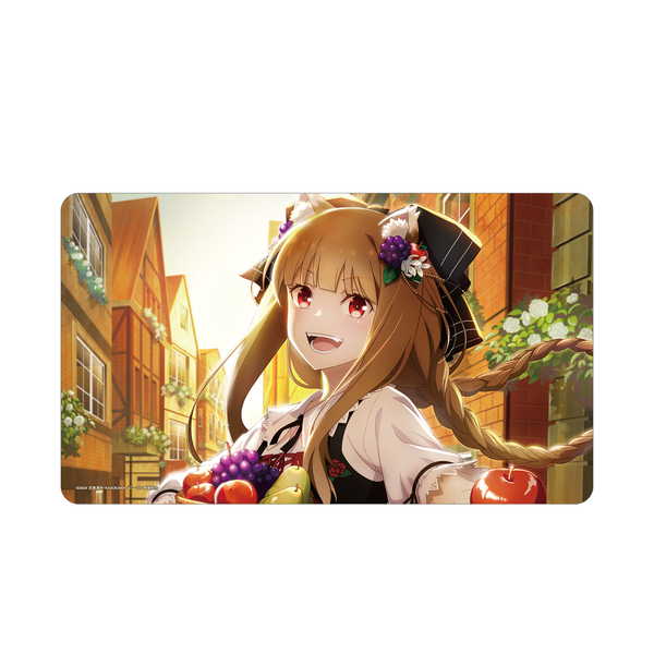 ＜商品名＞狼と香辛料 MERCHANT MEETS THE WISE WOLF マルチデスクマット ホロと巡る四季の物語：「収穫祭」ビジュアル＜商品内容＞「狼と香辛料 MERCHANT MEETS THE WISE WOLF」より、マルチデ...