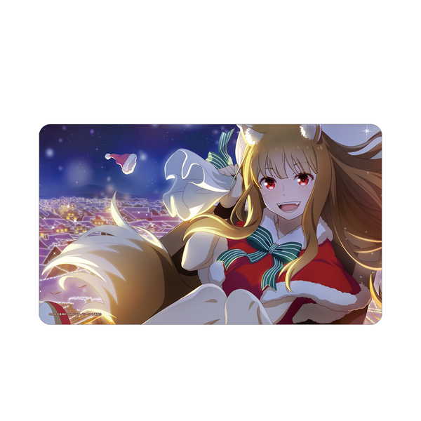 ＜商品名＞狼と香辛料 MERCHANT MEETS THE WISE WOLF マルチデスクマット ホロと巡る四季の物語：「クリスマス」ビジュアル＜商品内容＞「狼と香辛料 MERCHANT MEETS THE WISE WOLF」より、マル...