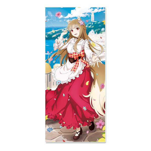 【※1点のみメール便対応】＜商品名＞狼と香辛料 MERCHANT MEETS THE WISE WOLF 描き下ろしスポーツタオル 港街のホロ＜商品内容＞「狼と香辛料 MERCHANT MEETS THE WISE WOLF」より、スポーツ...