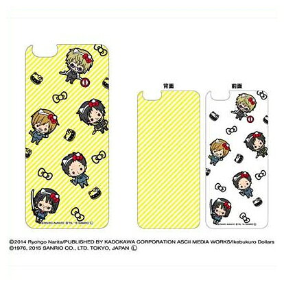 ＜商品名＞HELLO KITTY×DRRR!! iPhone6カバー 01 集合＜商品内容＞ハローキティと『デュラララ!!』のコラボレーションキャラクターのiPhoneカバーが登場！！ ※本製品は、ケースとステッカーがセットになった商品です...