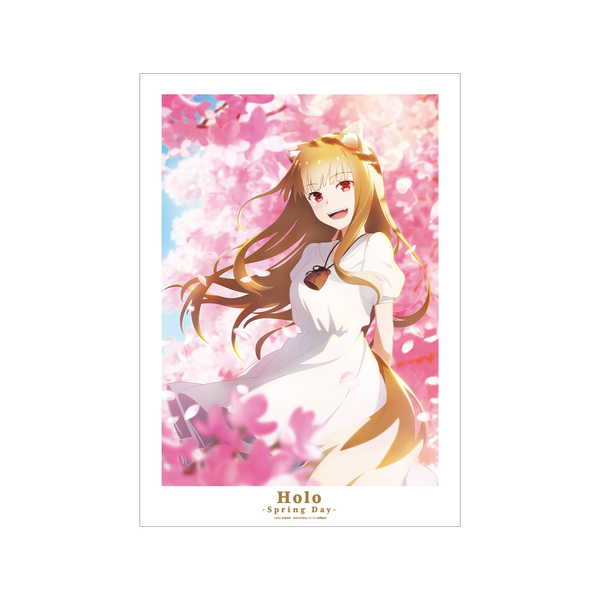 ＜商品名＞狼と香辛料 MERCHANT MEETS THE WISE WOLF A3マット加工ポスター ホロと巡る四季の物語：「さくら」ビジュアル＜商品内容＞「狼と香辛料 MERCHANT MEETS THE WISE WOLF」より、A3...