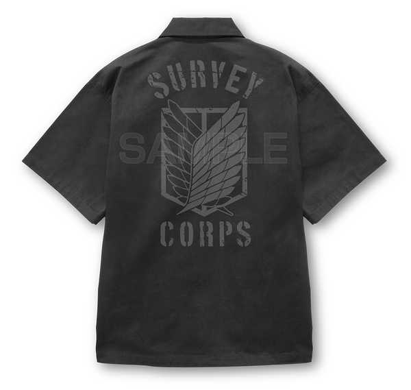 ＜商品名＞進撃の巨人 ワークシャツ 調査兵団 Ver.2.0 GRAY-XL＜商品内容＞「進撃の巨人」より、ワークシャツが登場！耐久性に優れたタフに使える一枚。・前後の調査兵団の紋章『自由の翼』はプリントで表現。・厚みとハリのあるマットな風...