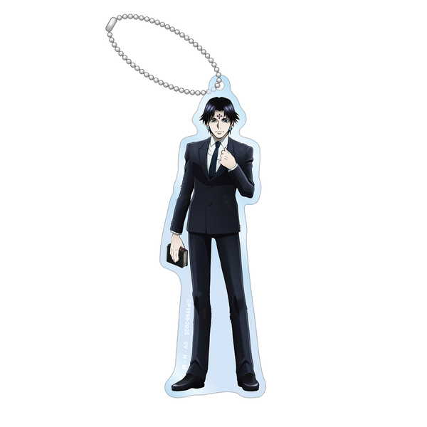 ＜商品名＞HUNTER×HUNTER BIGアクリルキーホルダー 描き下ろし クロロ スーツ(戦闘後)ver.＜商品内容＞「HUNTER×HUNTER」より、BIGアクリルキーホルダーの登場です。クロロの描き下ろしイラストをBIGなアクリル...