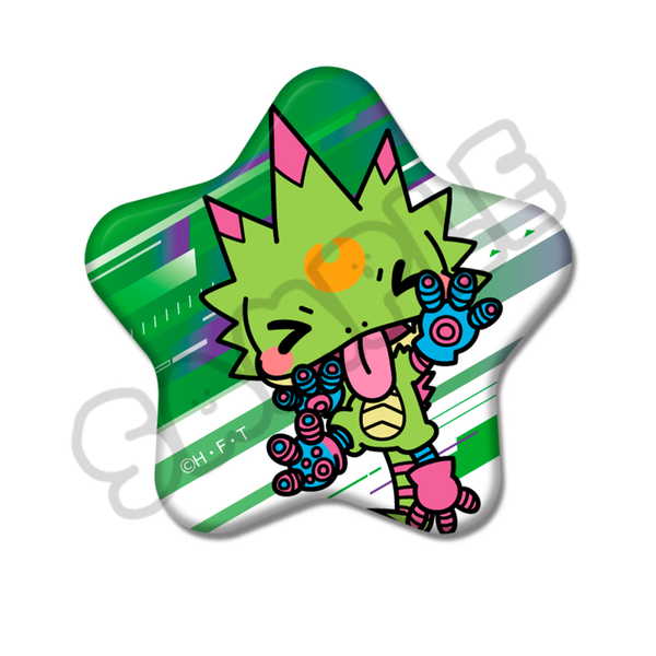 ＜商品名＞DIGIMON BEATBREAK 星型缶バッジ B ゲッコーモン＜商品内容＞「DIGIMON BEATBREAK」より、星型缶バッジが登場！存在感抜群でレイアウトの幅も広がります。裏側は安全ピンが付いています。好きなキャラクター...