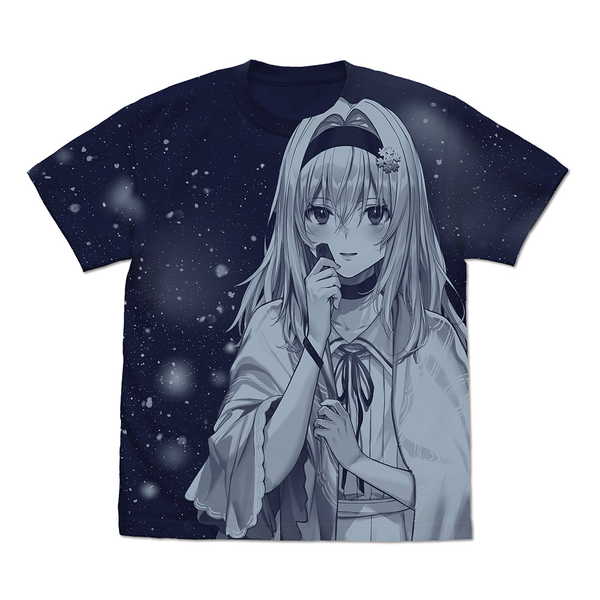 ＜商品名＞りゅうおうのおしごと！ オールプリントTシャツ 原作版 空銀子 17巻表紙イラストVer. NAVY-M＜商品内容＞「りゅうおうのおしごと！」より、オールプリントTシャツが登場！空銀子をTシャツ全面にプリントしたインパクト大な一枚...