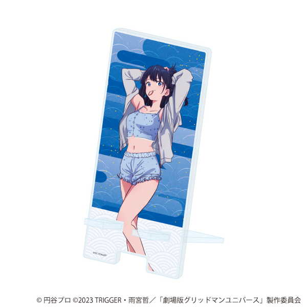 ＜商品名＞グリッドマン ユニバース スマキャラスタンド 24 宝多六花 お風呂上りver. 描き下ろしイラスト＜商品内容＞「グリッドマン ユニバース」より、スマキャラスタンドが登場！アクリル製のスマホスタンドです。2枚を組み合わせる形状で、...