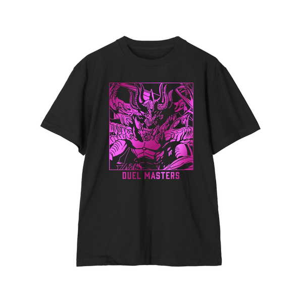 ＜商品名＞デュエル・マスターズ 箔プリントTシャツ 深淵の逆転撃 レディース XLサイズ＜商品内容＞「デュエル・マスターズ」より、箔プリントTシャツの登場です。深淵の逆転撃のカードイラストを箔プリントでメタリックに輝くデザインに仕上げました...