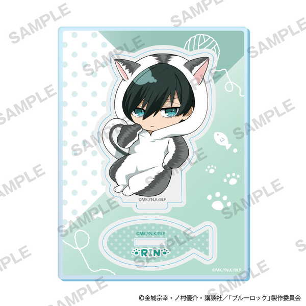 ＜商品名＞ブルーロック ミニキャラアクリルスタンド 着ぐるみ猫 Ver. 糸師凛＜商品内容＞「ブルーロック」より、ミニキャラのイラストを使用したアクリルスタンドが登場。イラストはすべて新規描き起こし！【サイズ】 約H120mm×W90mm【...