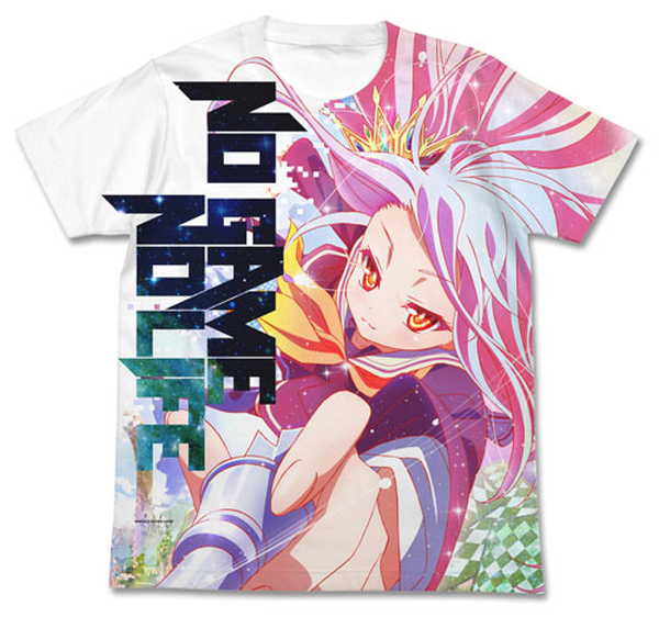 ＜商品名＞ノーゲーム・ノーライフ フルグラフィックTシャツ 『白』 WHITE-L＜商品内容＞『白』のイラストとデザインが際立つフルグラフィックな一枚。・『白』を大胆な構図でTシャツにプリント。・Tシャツ全面のプリントでグラフィカルな印象が...
