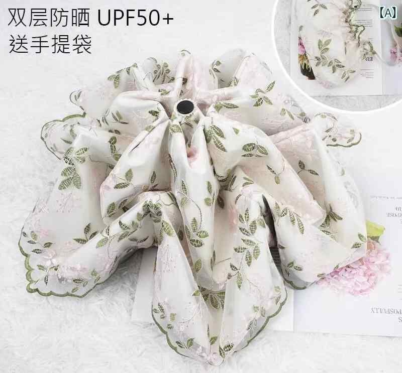 日焼け防止指数：UPF50傘生地：ビニール傘竿の材質：ステンレス