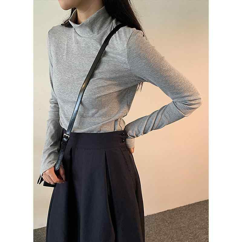 ・カテゴリ: セーター・スタイル: 日韓カジュアル・主な素材: レーヨン92%、スパンデックス8%・ネックライン: クルーネック・袖丈: 長袖・柄: 無地・厚さ: 厚手・フィット感: レギュラー・袖タイプ: レギュラー・着丈: レギュラー丈...