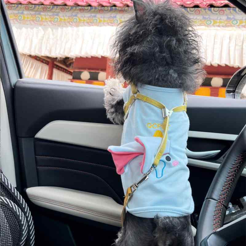 ・主な素材: ポリエステル・カテゴリ: ペット用ベスト・スタイル: カジュアル・対象: ユニセックス・カラー: ブルーゾウ柄・サイズ展開: XS（約0.5-1kg）、S（1-2kg）、M（2-3.5kg）、L（3.5-5kg）、XL（5-8kg）