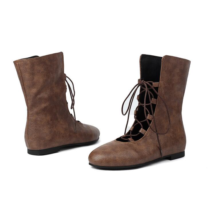 ・カテゴリ: ファッションブーツ・対象: 大人・アッパー素材: 人工PU・ソール素材: ゴム・性別: レディース・スタイル: 欧米風・つま先形状: ラウンドトゥ・ヒール形状: チャンキーヒール・ヒール高さ: 低ヒール（1～3cm）・要素: ...