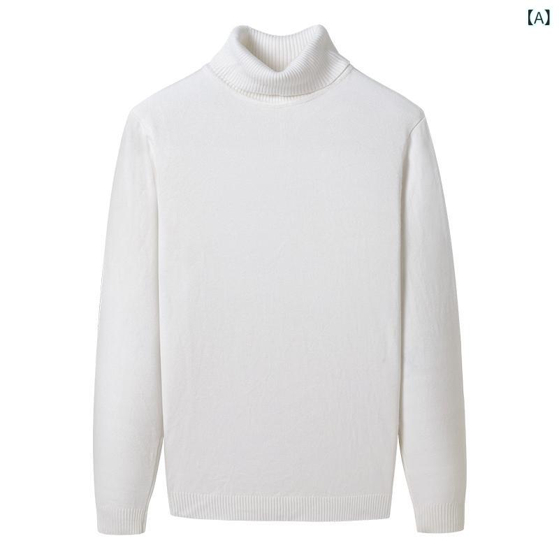 ・カテゴリ: ニット・スタイル: プルオーバー・テイスト: スポーツ・フィット: スリムフィット・ネックライン: タートルネック・厚さ: 厚手・主な素材: 綿・素材機能: 高伸縮性・詳細: リブ裾・性別: メンズ・対象年齢: 成人・カラー展...