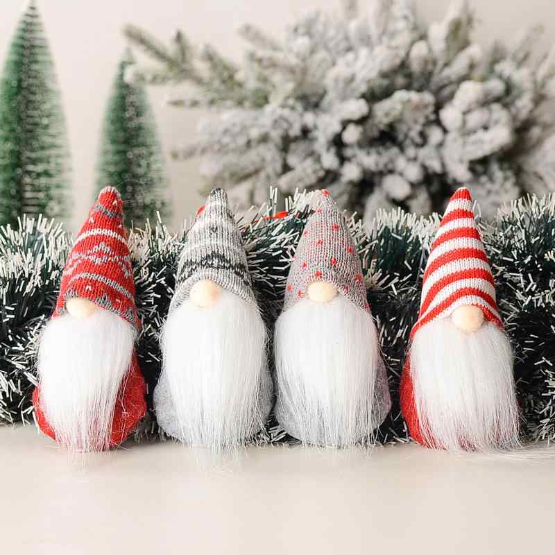 ・素材: 布・サイズ: 高さ約15cm×幅約6cm・カラー展開: 赤、グレー・加工: 縫製・スタイル: カートゥーン、欧風、アメリカン・カテゴリ: ぬいぐるみマスコット・適用イベント: クリスマス