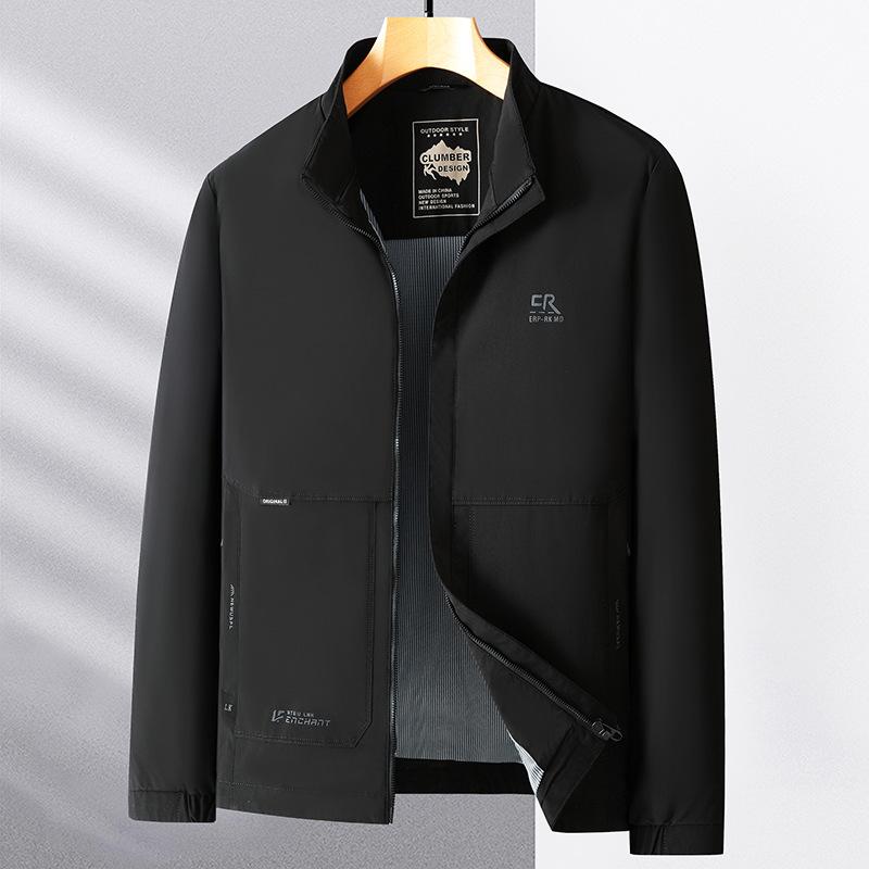 ・カテゴリ: ジャケット・スタイル: ベーシック・ネックライン: スタンドカラー・シルエット: ルーズ・フロント: ジッパー・厚み: 普通・柄: 無地・主な素材: ポリエステル・裏地: ポリエステル・用途: 日常・ディテール: リブ裾・裾:...