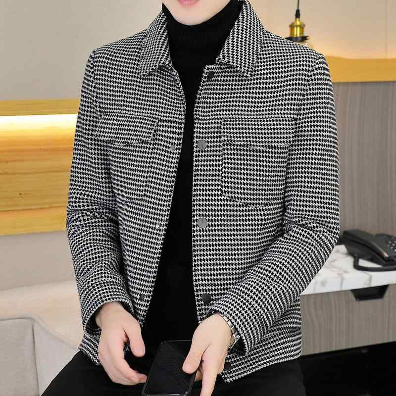 ・カテゴリ: ジャケット・スタイル: ビジネスカジュアル・ネックライン: ラペル・シルエット: スリム・フロント: シングルブレスト・厚み: 厚手・柄: チェック・主素材: ウーレット（ポリエステル78.2%）・裏地: ポリエステル・シーン...