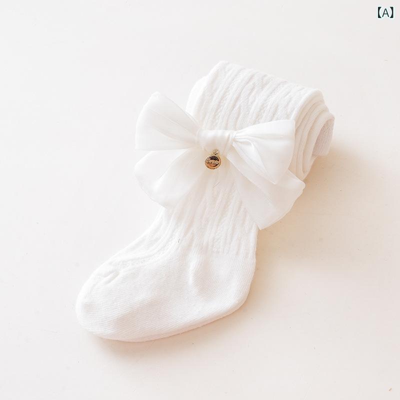 ・カテゴリ: 連パンストッキング・対象: 女の子・主な素材: 綿80%・柄: 無地・機能: 通気性、吸汗性・筒丈: 連パン・厚み: 中厚・装飾: 蝶結び・カラー展開: ホワイト、ブラック、ピンク、ダークグレー、ライトグレー、オートミール、ベ...