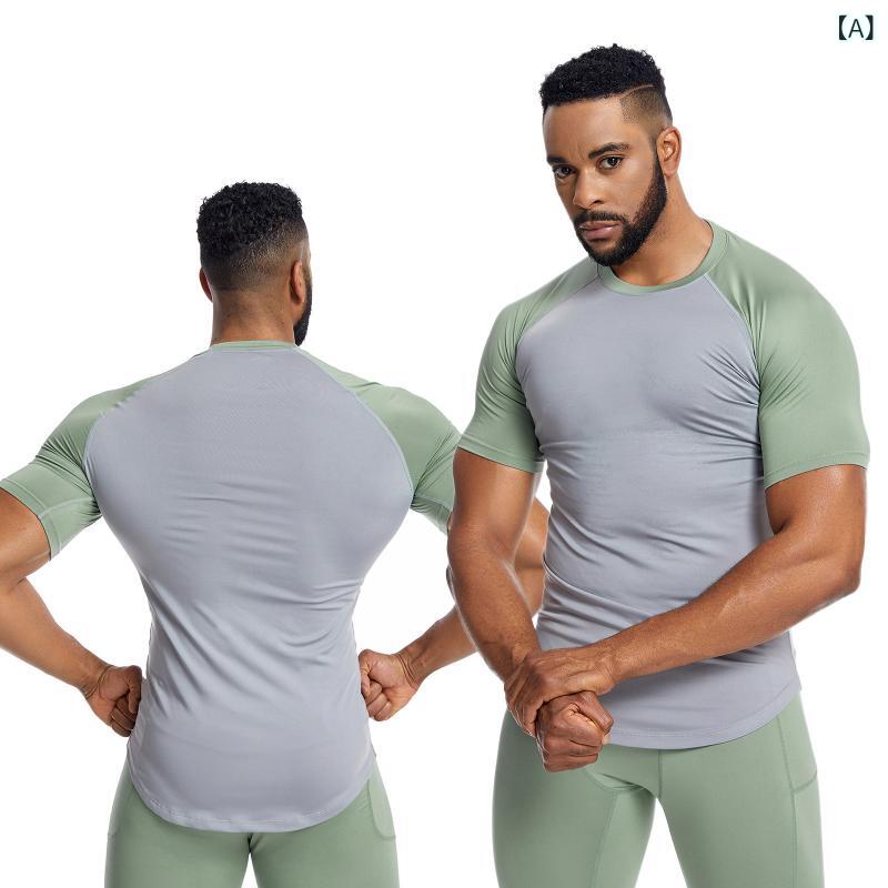 ・性別: メンズ・袖丈: 半袖・柄: 無地・主な素材: ポリエステル85%、スパンデックス15%・カラー展開: ライトグレー/ライトグリーン、ミスティブルー/ダークブルー、ロックグレー/ライトレッド・サイズ展開: M、L、XL、2XL、3X...