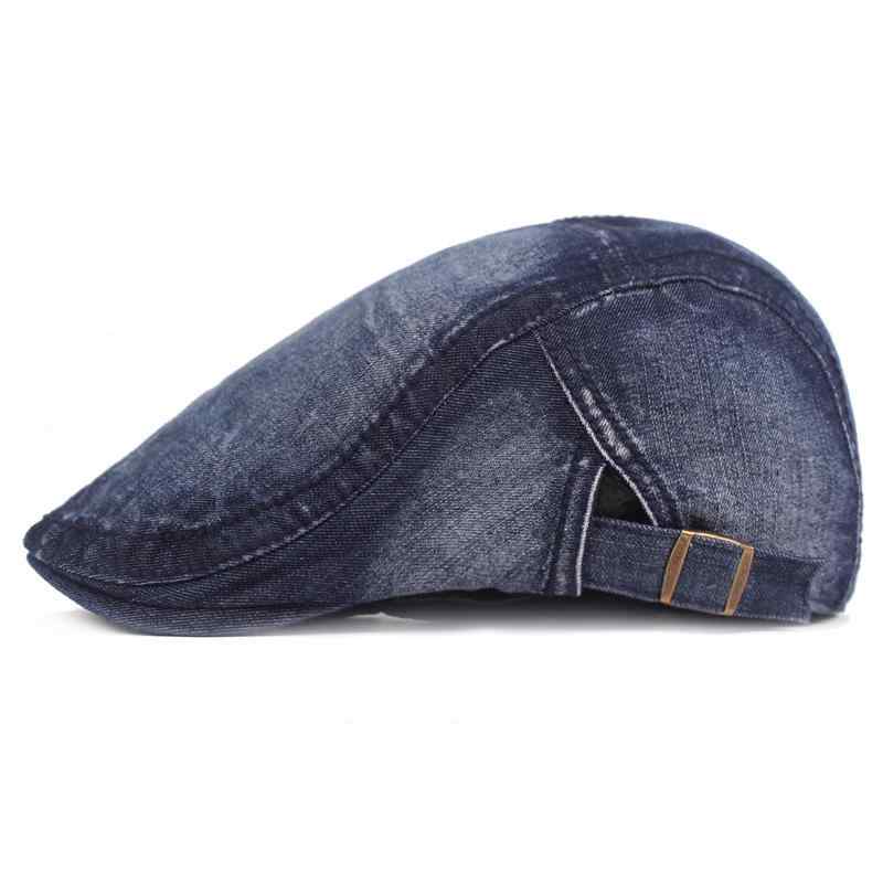・カテゴリ: キャップ・スタイル: レトロ・素材: デニム・主素材: 綿51-60%・副素材: ナイロン21-30%・帽頂形状: 円錐形・帽檐形状: 短檐・つば形状: 巻き縁・カラー展開: ブルー、ブラック、ダークブルー、ライトブルー・サイ...