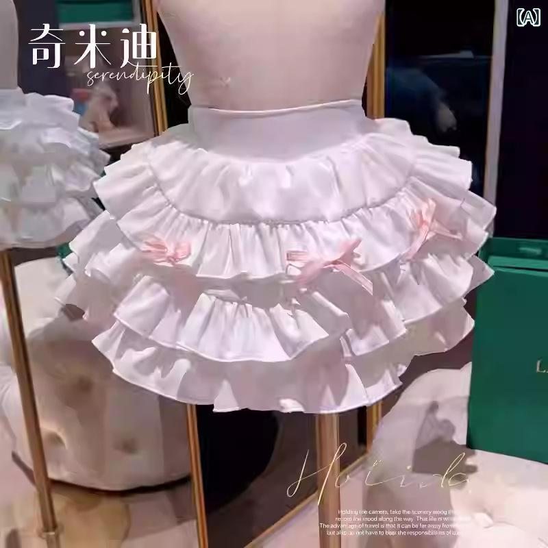 ・カテゴリ: 女の子用スカート・スタイル: 韓国、プリンセス、JK風・柄: 無地・主な素材: ポリエステル90%・裏地: ポリエステル91-99%・生地加工: プリーツ・スカート: ケーキスカート・カラー展開: 白色、粉色・サイズ展開: 1...