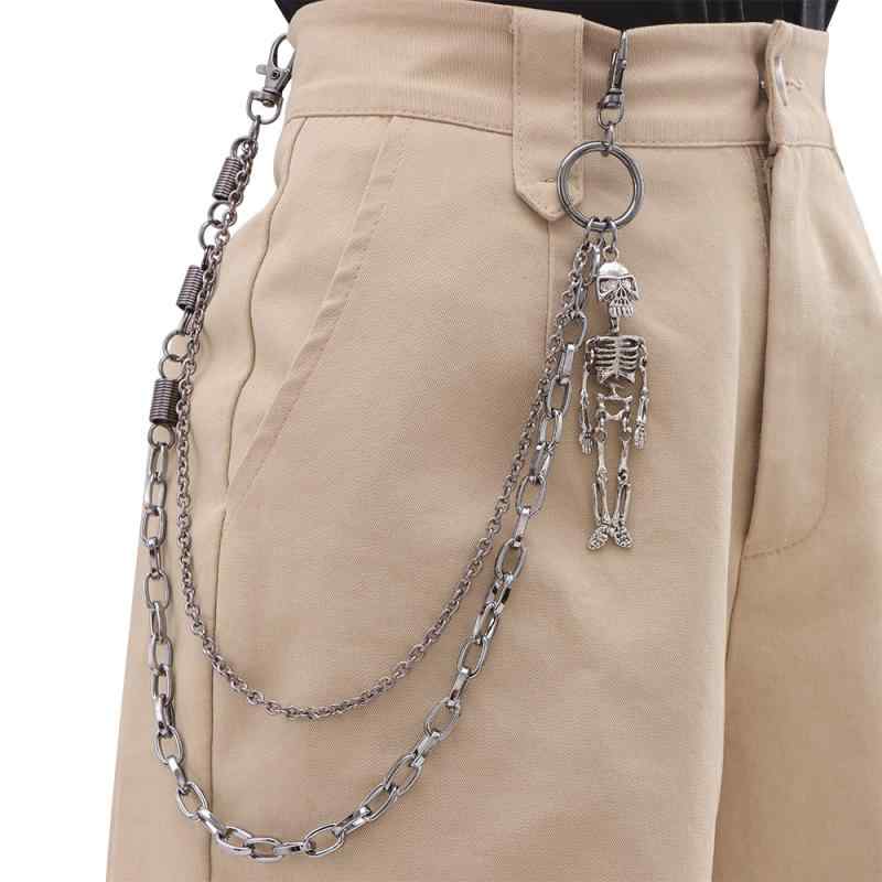 ・カテゴリ: 腰チェーン・性別: ユニセックス・対象年齢: 成人・素材: 金属・流行要素: ヒップホップ・スタイル: 欧米・ループ数: ダブル・長さ: 60cm以下・サイズ: 115cm・留め具: ロブスターバックル