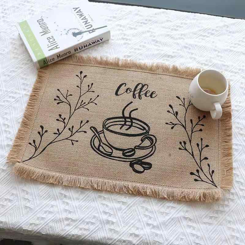 ・主な素材: 黄麻・柄: 北欧・カラー展開: 土黄色、姜黄色、白色、乳白色、オフホワイト色・形状: 方形・仕様: 45×35cm 花边