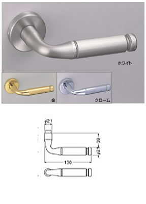 材質:真チュウ仕上：金仕様:空錠錠前：ゴールド丸座：48φ標準扉厚:30〜43mm