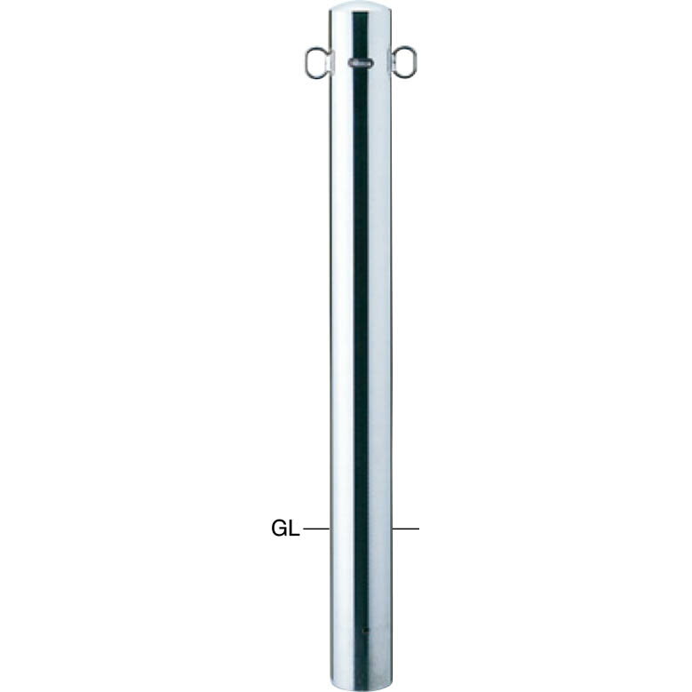 直線的なラインが街にリズムを生み出す、スタンダードタイプの車止めです。用途・使用場所での使い分けに対応するため、パイプ径や施工方式のバリエーションを豊富に揃えています。タイプ/ピラー仕様/固定式/両フックサイズ/φ101.6(t2.0) H...