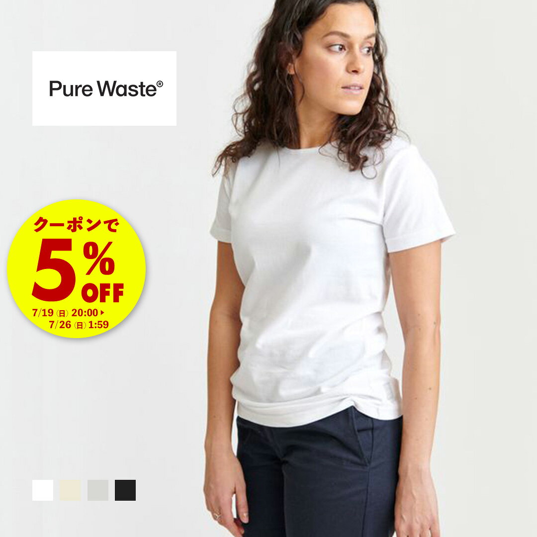 商品名 Pure Waste（ピュアウェイスト）レディースTシャツ ヨーロピアンフィット Japan Fit Womens T-shirts　 寸法 -S 身幅 46cm、着丈 67cm、袖丈 16cm -M 身幅 49cm、着丈 68.5...