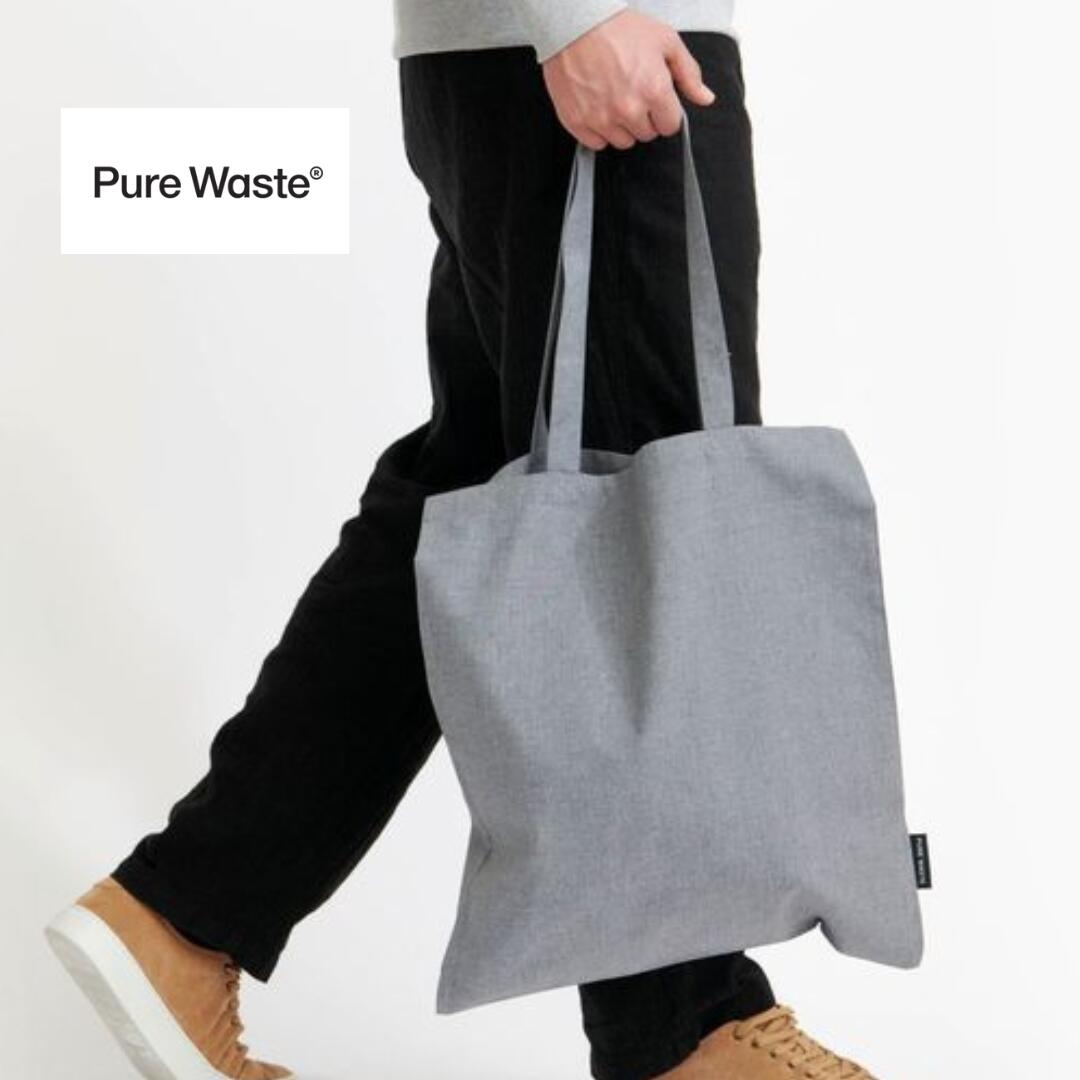 商品名 Pure Waste（ピュアウェイスト）ショッピングバッグ Shopping bag 全3色 無地/プリント入り レディース/メンズ　 寸法 -幅41cm　×　縦45cm 商品組成 Natural 無地 組成(本体)：綿 100% ...