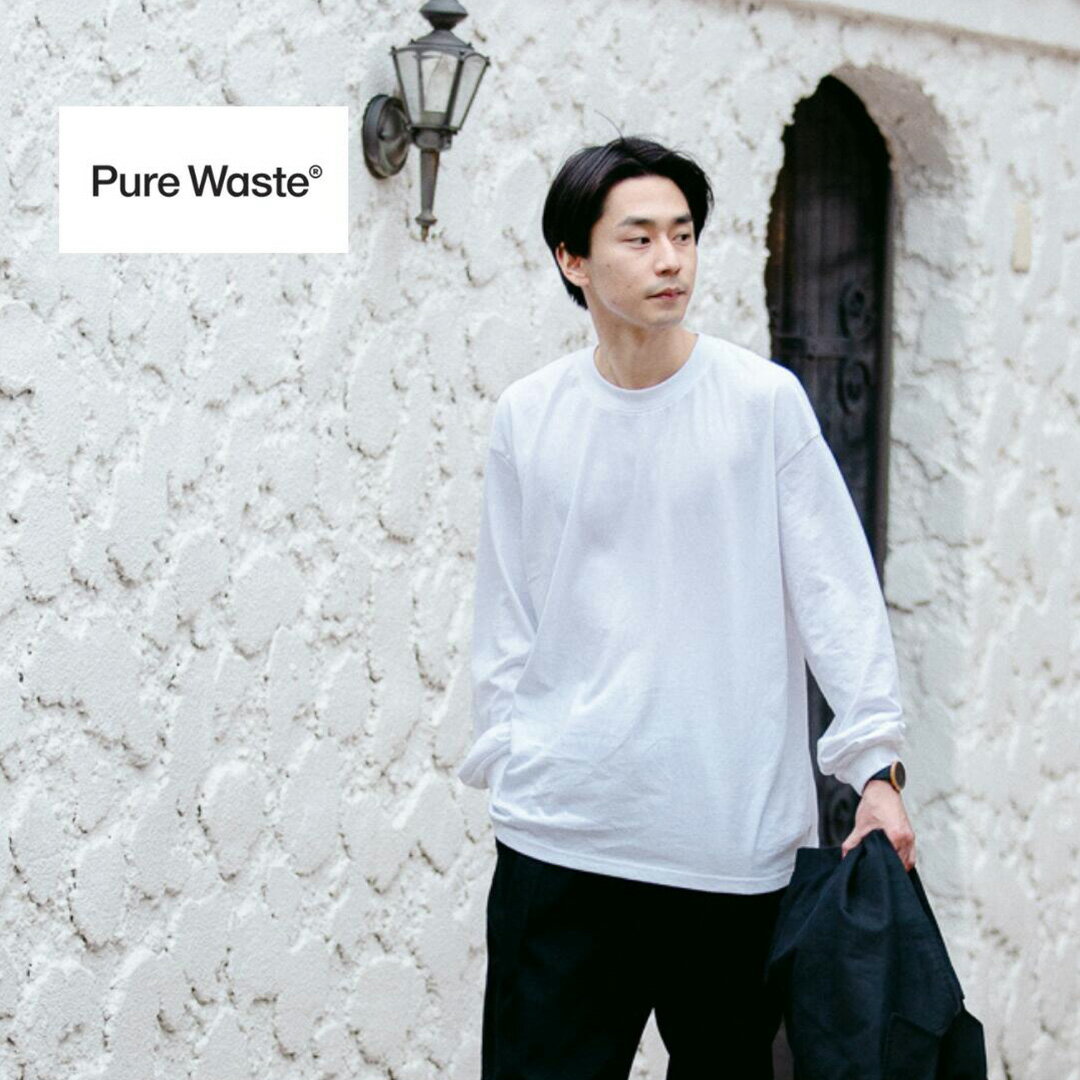 商品名 Pure Waste（ピュアウェイスト）メンズ ロングスリーブTシャツ ジャパンフィット Japan Fit Mens Long-sleeved T-shirts　 寸法 -XS 身幅 55cm、着丈 68cm、袖丈 57cm -S...