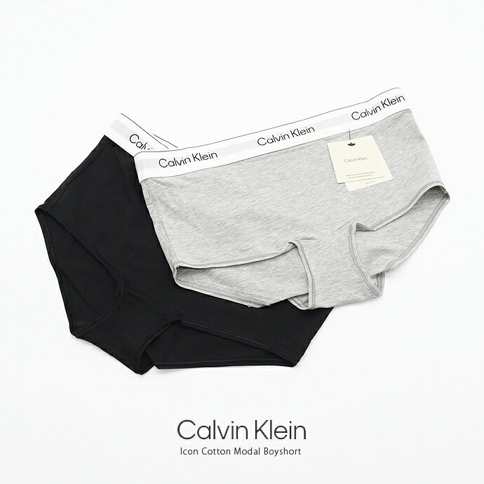 ■Calvin Klein｜ボーイショーツ ・極上の柔らかさを誇るストレッチコットンとシルクのようなモダール素材を贅沢にブレンド。 ・肌に優しくフィットし、通気性にも優れているため、一日中快適な履き心地を実現します。 ・ブランドを象徴するロ...