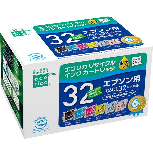 配送区分：SサイズEC5002Z【新品/取寄品/代引不可】リサイクルインク ECI-E326P/BOX ECI-E326P/BOX※ご注文手続き後、当店より発送予定日または取寄商品の在庫有無・納期を記載したご注文確認メールをお送りいたします...