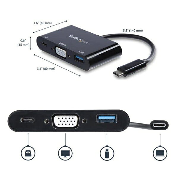 配送区分：SSサイズZU201AGマルチポートアダプター CDP2VGAUACP※ご注文手続き後、当店より発送予定日または取寄商品の在庫有無・納期を記載したご注文確認メールをお送りいたしますので必ずご確認をお願い致します。 納期は事前にお問...