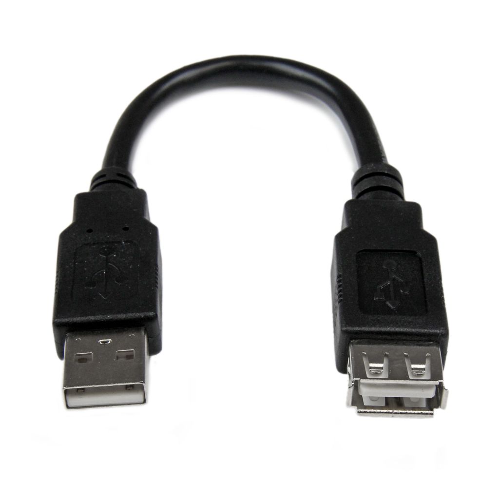 配送区分：SSサイズZU2007X【新品/取寄品/代引不可】15cm USB2.0延長アダプタケーブル USB A(オス)-USB A(メス) ブラック USBEXTAA6IN※代金引換でのご注文はお受付できません。 ※ご注文手続き後、当店...