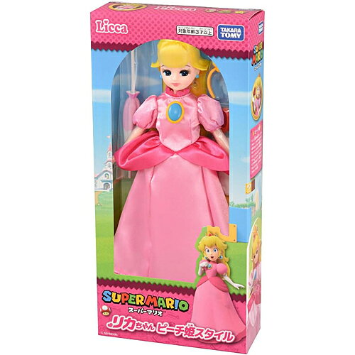 配送区分：Fサイズ[タカラトミー] リカちゃん スーパーマリオ リカちゃん ピーチ姫スタイル※ご注文手続き後、当店より発送予定日または取寄商品の在庫有無・納期を記載したご注文確認メールをお送りいたしますので必ずご確認をお願い致します。 《在...