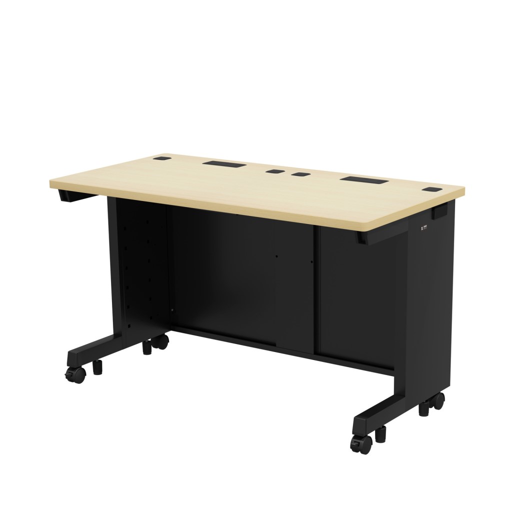 配送区分：FサイズSN10WJR【新品/取寄品/代引不可】eデスク(ブラック+薄い木目)W1200xD600xH700 ED-SK12060BKLM※ご注文手続き後、当店より発送予定日または取寄商品の在庫有無・納期を記載したご注文確認メール...