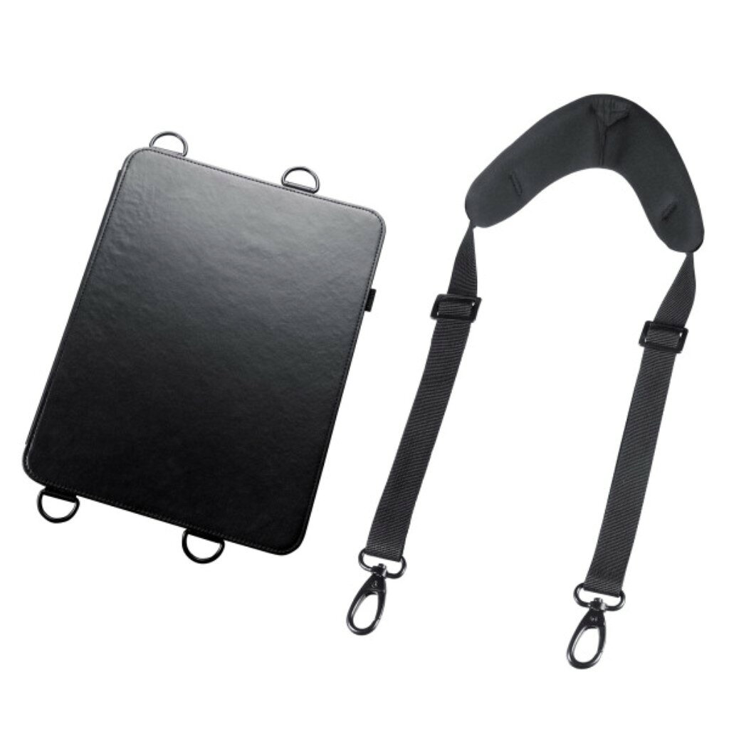 配送区分：SSサイズSN10VLQ【新品/取寄品/代引不可】iPad Air 13インチ(M2/2024)用スタンド・ベルト付きケース PDA-IPAD2112BK※ご注文手続き後、当店より発送予定日または取寄商品の在庫有無・納期を記載した...