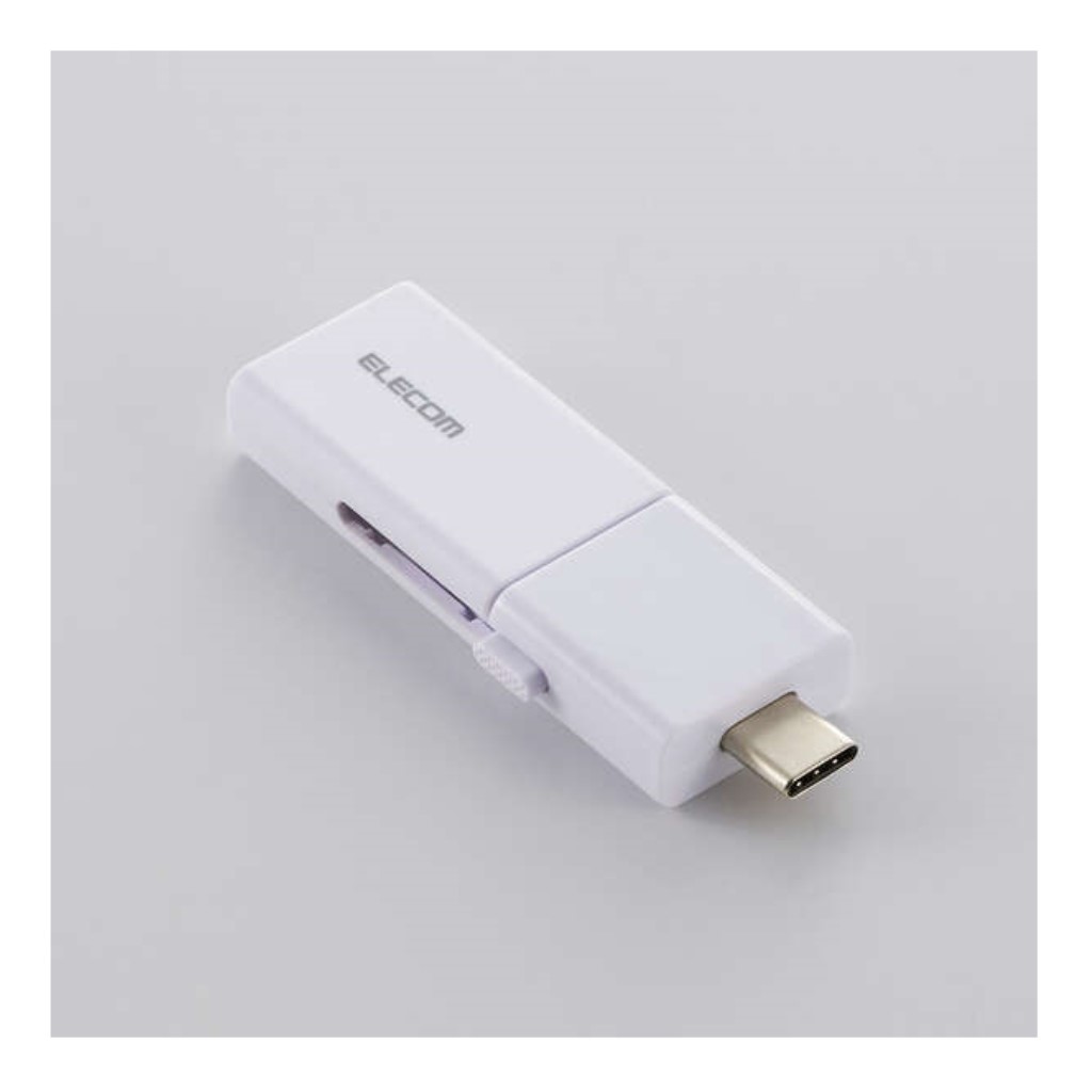 配送区分：SSサイズEL11AHB【新品/取寄品】USBメモリー/USB 5Gbps対応/スライド式/Type-C&Type-A両対応/64GB/ホワイト MF-WSAU3064GWH※ご注文手続き後、当店より発送予定日または取寄商品の在庫...