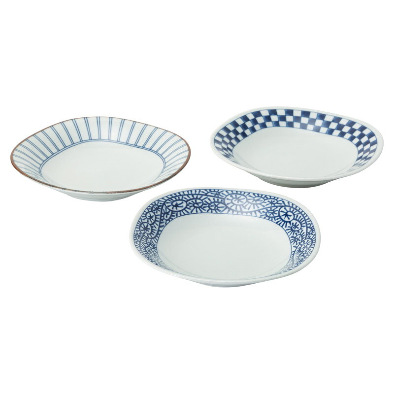 配送区分：SSサイズ【特選商品】藍屋 多用皿トリオ 31065※ご注文手続き後、当店より発送予定日または取寄商品の在庫有無・納期を記載したご注文確認メールをお送りいたしますので必ずご確認をお願い致します。 こちらの商品はお取り寄せの商品とな...