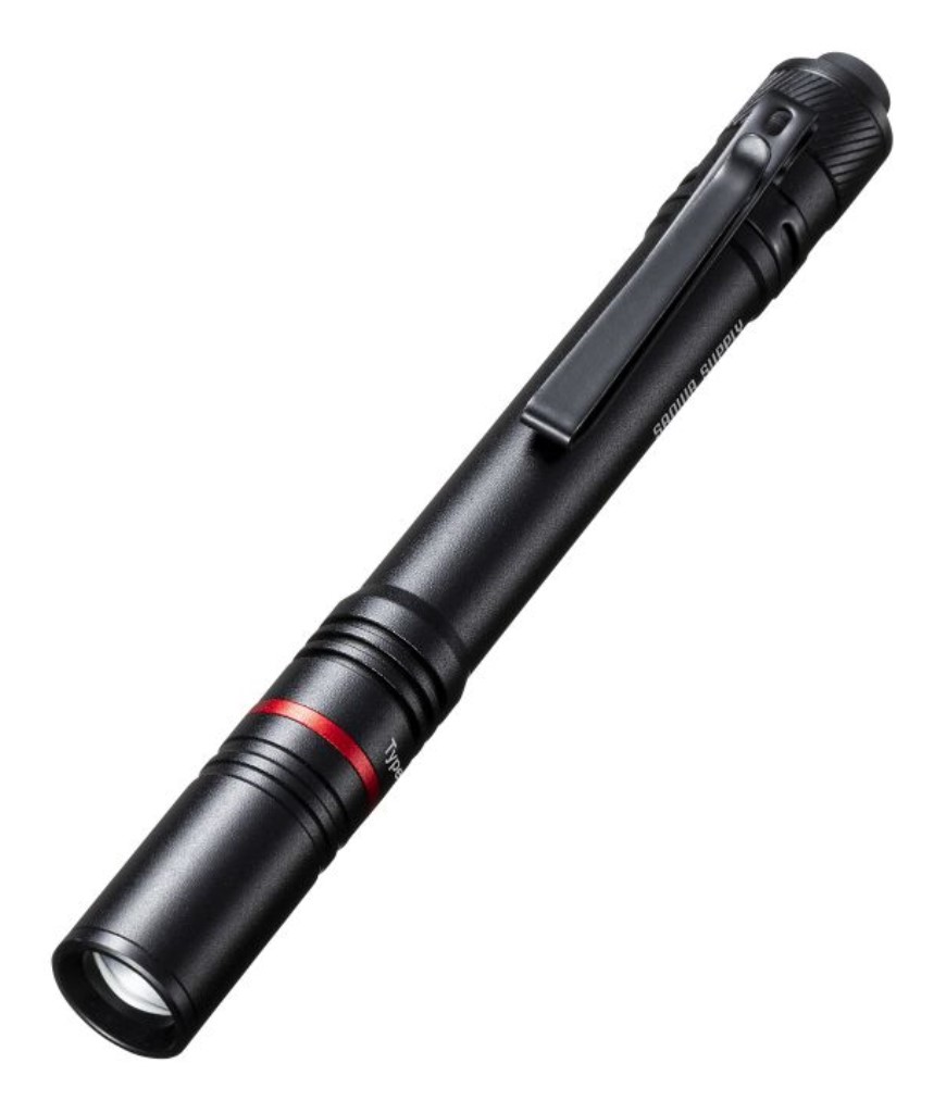配送区分：LサイズSN10V8M【新品/取寄品/代引不可】ペン型ライト(ロングタイプ) LED-PEN3BK※ご注文手続き後、当店より発送予定日または取寄商品の在庫有無・納期を記載したご注文確認メールをお送りいたしますので必ずご確認をお願い...