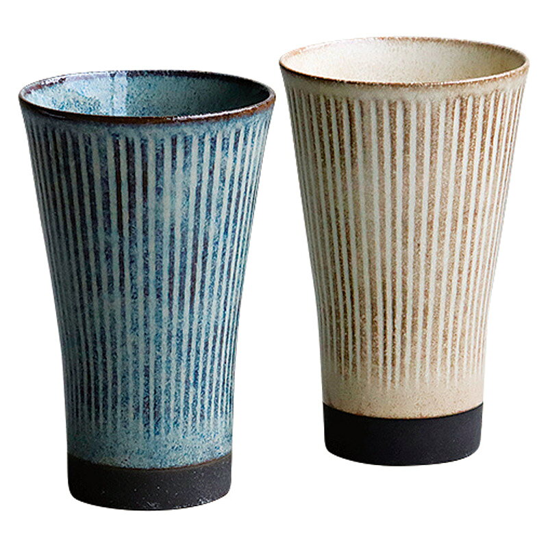 配送区分：SSサイズ【新品/取寄品/代引不可】【特選商品6】清風の匠 田端繁道 アースカービングカップペア TB88-Y01※ご注文手続き後、当店より発送予定日または取寄商品の在庫有無・納期を記載したご注文確認メールをお送りいたしますので必...