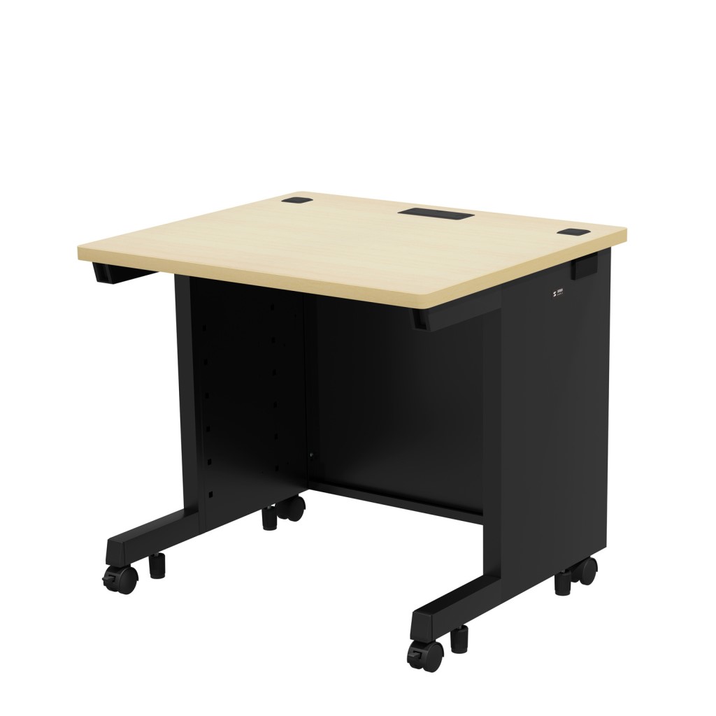 配送区分：FサイズSN10WQV【新品/取寄品/代引不可】eデスク(ブラック+薄い木目)W800xD700xH700 ED-SK8070BKLM※ご注文手続き後、当店より発送予定日または取寄商品の在庫有無・納期を記載したご注文確認メールをお...