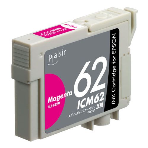 配送区分：SサイズP44007D【新品/取寄品/代引不可】汎用インク PLE-E62M PLE-E62M※ご注文手続き後、当店より発送予定日または取寄商品の在庫有無・納期を記載したご注文確認メールをお送りいたしますので必ずご確認をお願い致し...