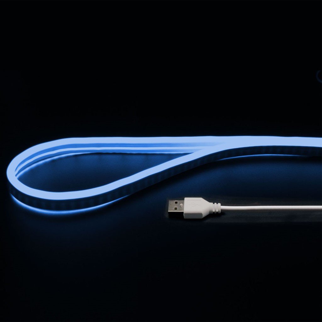 配送区分：LサイズIK100RH【新品/取寄品/代引不可】USBネオンチューブライト1m アイスブルー NEONLT1M-IB※ご注文手続き後、当店より発送予定日または取寄商品の在庫有無・納期を記載したご注文確認メールをお送りいたしますので...
