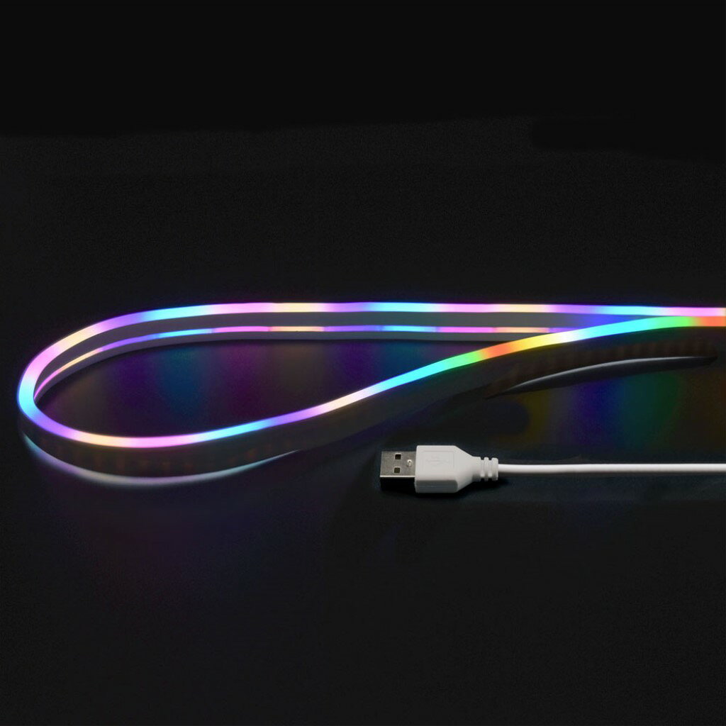 配送区分：LサイズIK100RS【新品/取寄品/代引不可】USBネオンチューブライト2m レインボー NEONLT2M-RB※ご注文手続き後、当店より発送予定日または取寄商品の在庫有無・納期を記載したご注文確認メールをお送りいたしますので必...