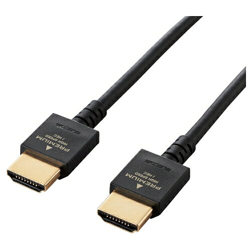 配送区分：SSサイズEL10VPZHDMIケーブル/Premium/やわらか/1.0m/ブラック DH-HDP14EY10BK※ご注文手続き後、当店より発送予定日または取寄商品の在庫有無・納期を記載したご注文確認メールをお送りいたしますので...