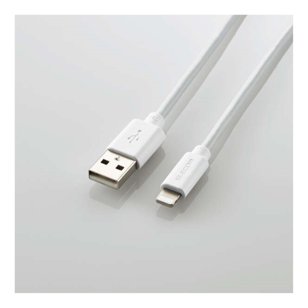 配送区分：SSサイズEL111CP【新品/取寄品/代引不可】Lightningケーブル/まとまるケーブル/形状記憶/抗菌/1.0m/ホワイト MPA-MUAL10WH※ご注文手続き後、当店より発送予定日または取寄商品の在庫有無・納期を記載し...